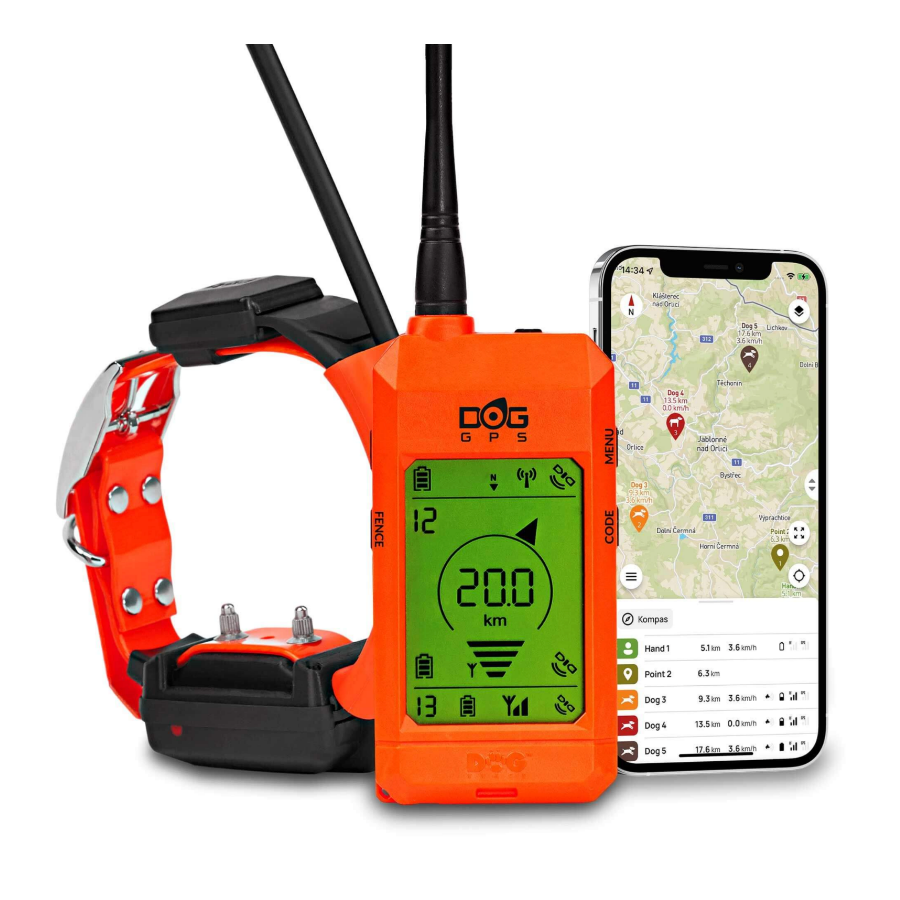 Collier de repérage satellite DOGTRACE GPSx30T // 20km // 12colliers