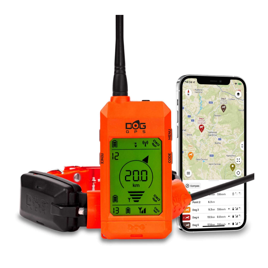 Collier de repérage satellite DOGTRACE GPSx30 // 20km // 7colliers