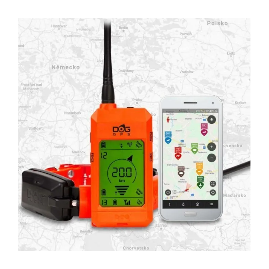 Collier de repérage satellite DOGTRACE GPSx30 // 20km // 7colliers